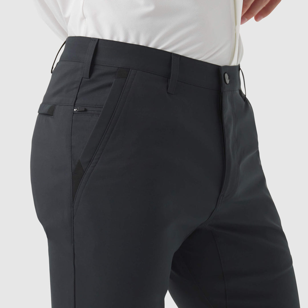 Jetsetter Slim Fit Tech Pants - Space Black – Jack Archer