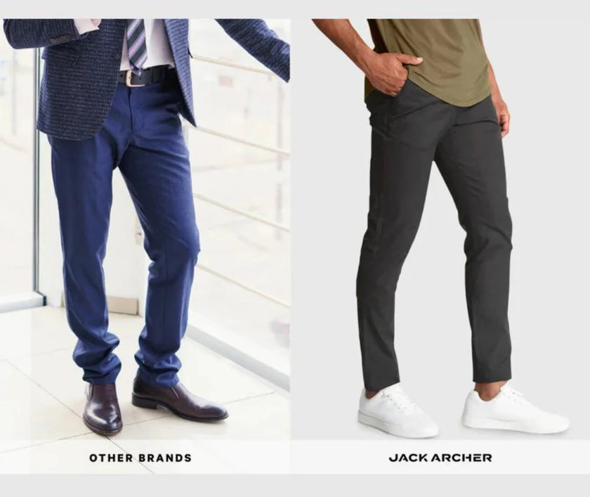Jetsetter Slim Fit Tech Pants - Space Black – Jack Archer