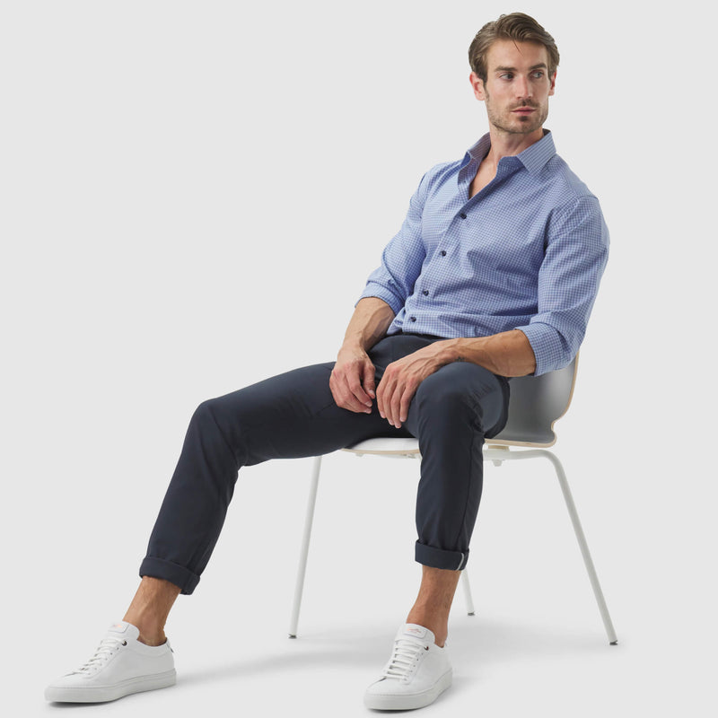 Jetsetter Slim Fit Tech Pants in Deep Blue – Jack Archer